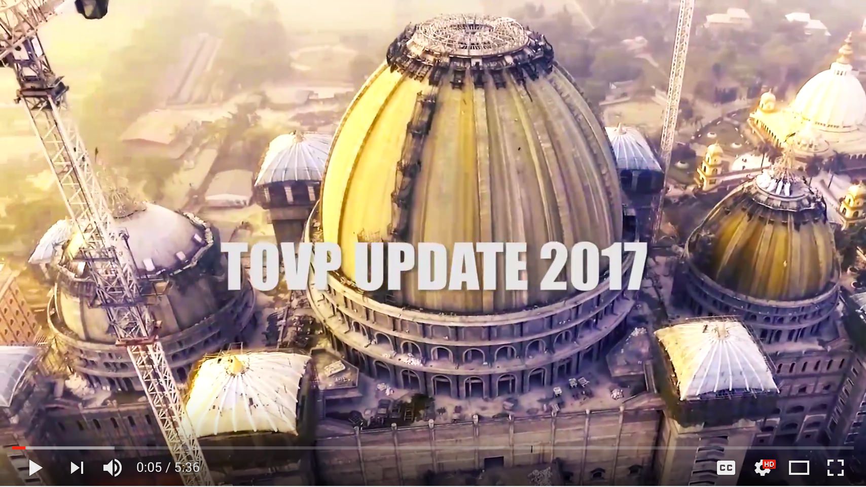 TOVP Update 2017 - Temple of the Vedic Planetarium