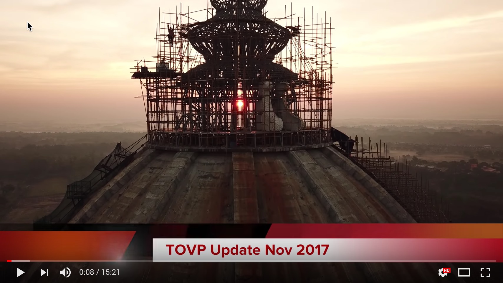 TOVP Video Update, November 2017 - Temple of the Vedic Planetarium