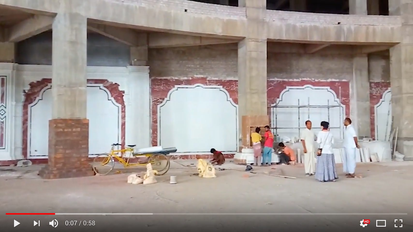 TOVP Temple Room Walls Marble Cladding Progress - Temple of the Vedic ...