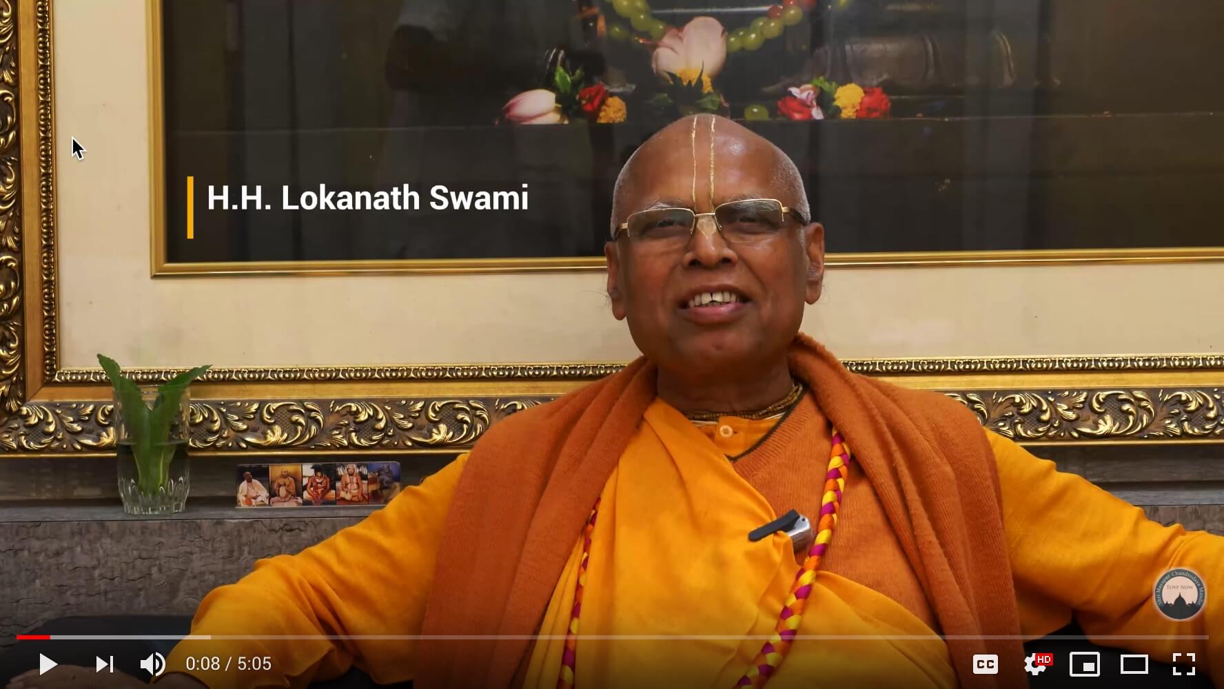 His Holiness Lokanath Maharaja Speaks About the #Giving TOVP Worldwide ...