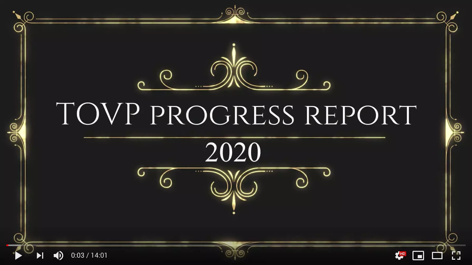 TOVP Progress Report 2020 - Temple of the Vedic Planetarium