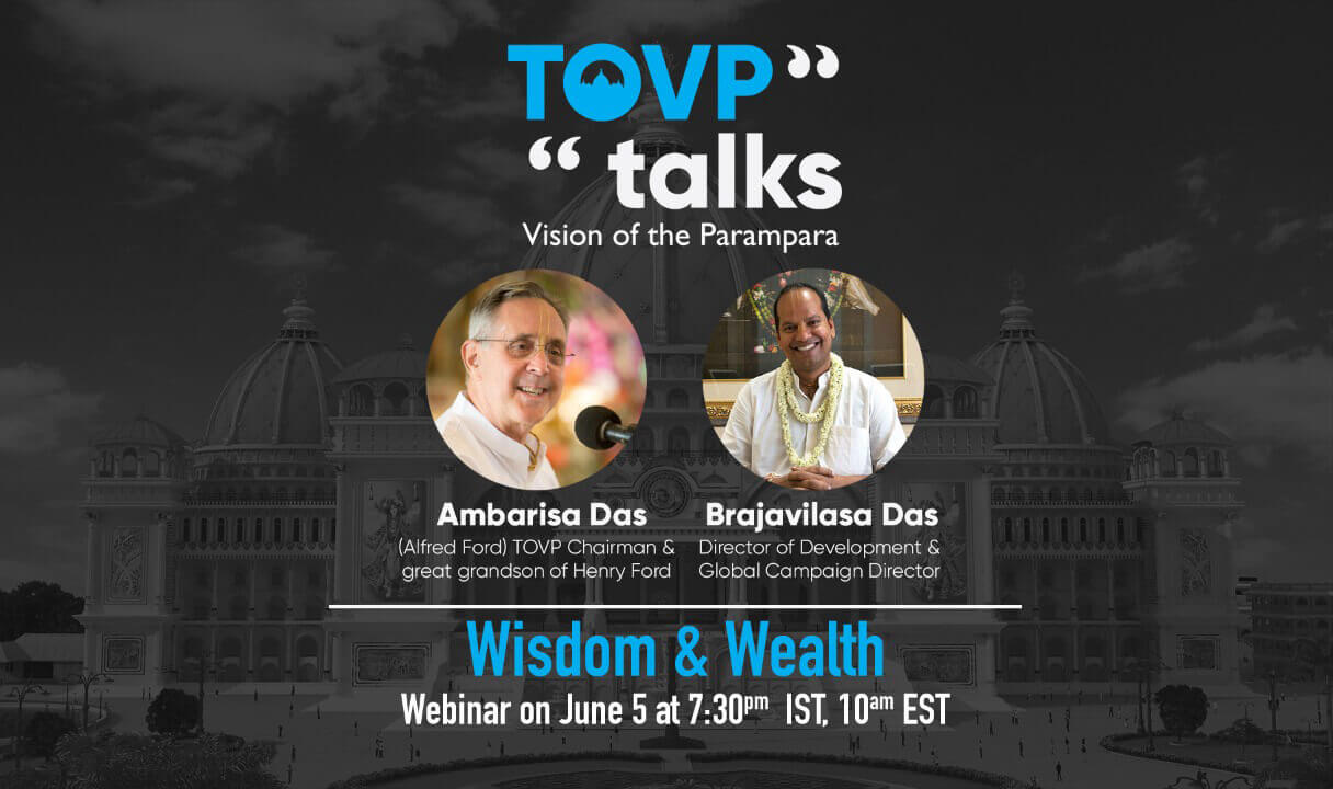 TOVP TALKS - Talk Show Announcement - Temple of the Vedic Planetarium