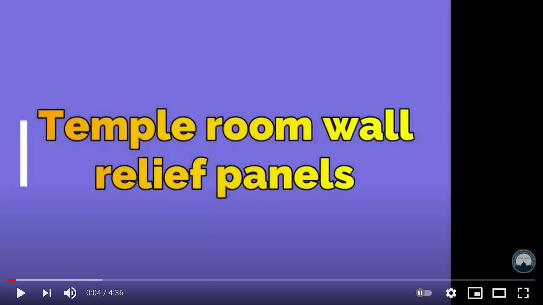 TOVP Temple Room Walls Relief Panels Progress - Temple of the Vedic ...