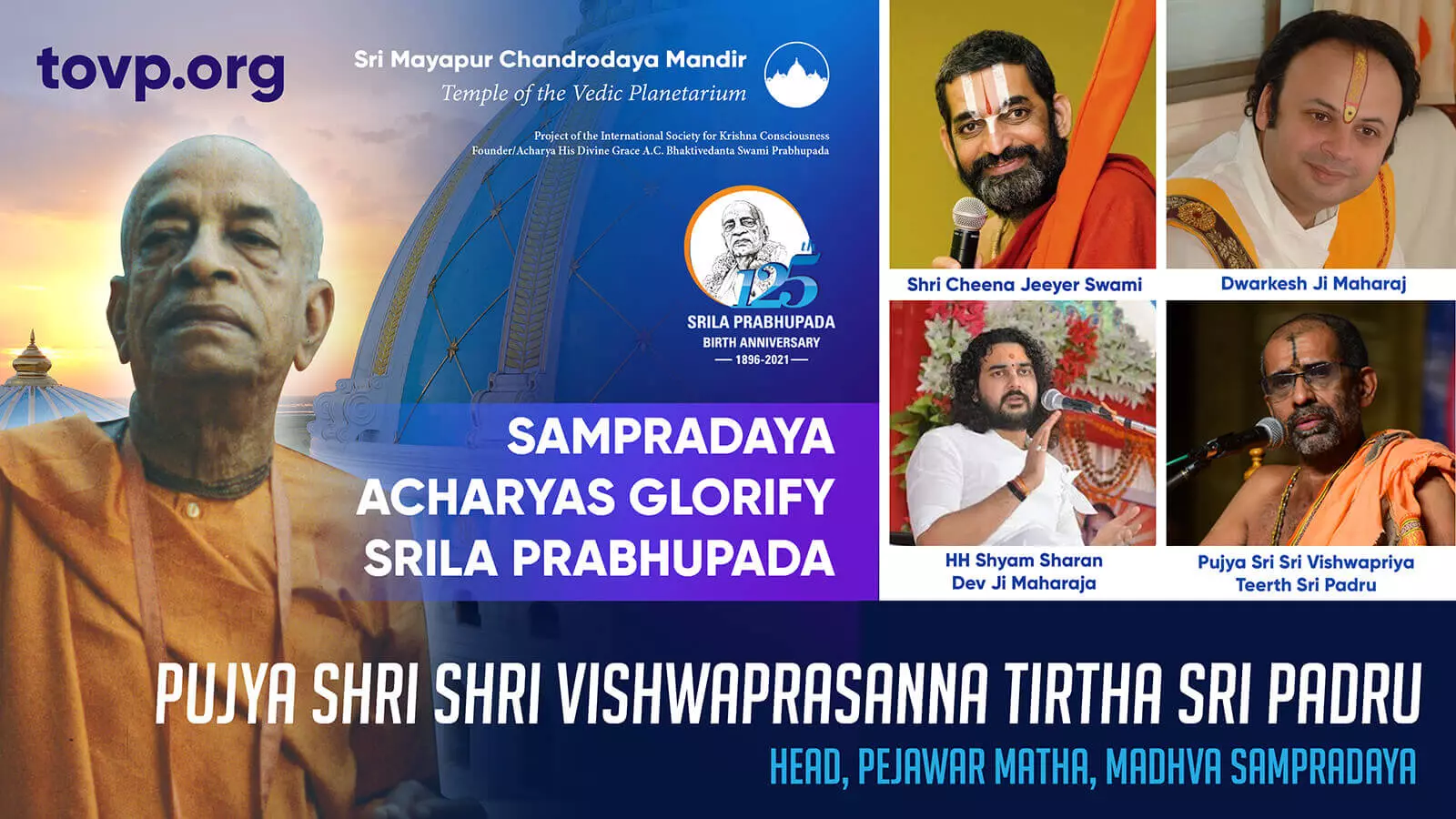 Sampradaya Acharyas Glorify Srila Prabhupada - Shri Shri Vishwaprasanna ...