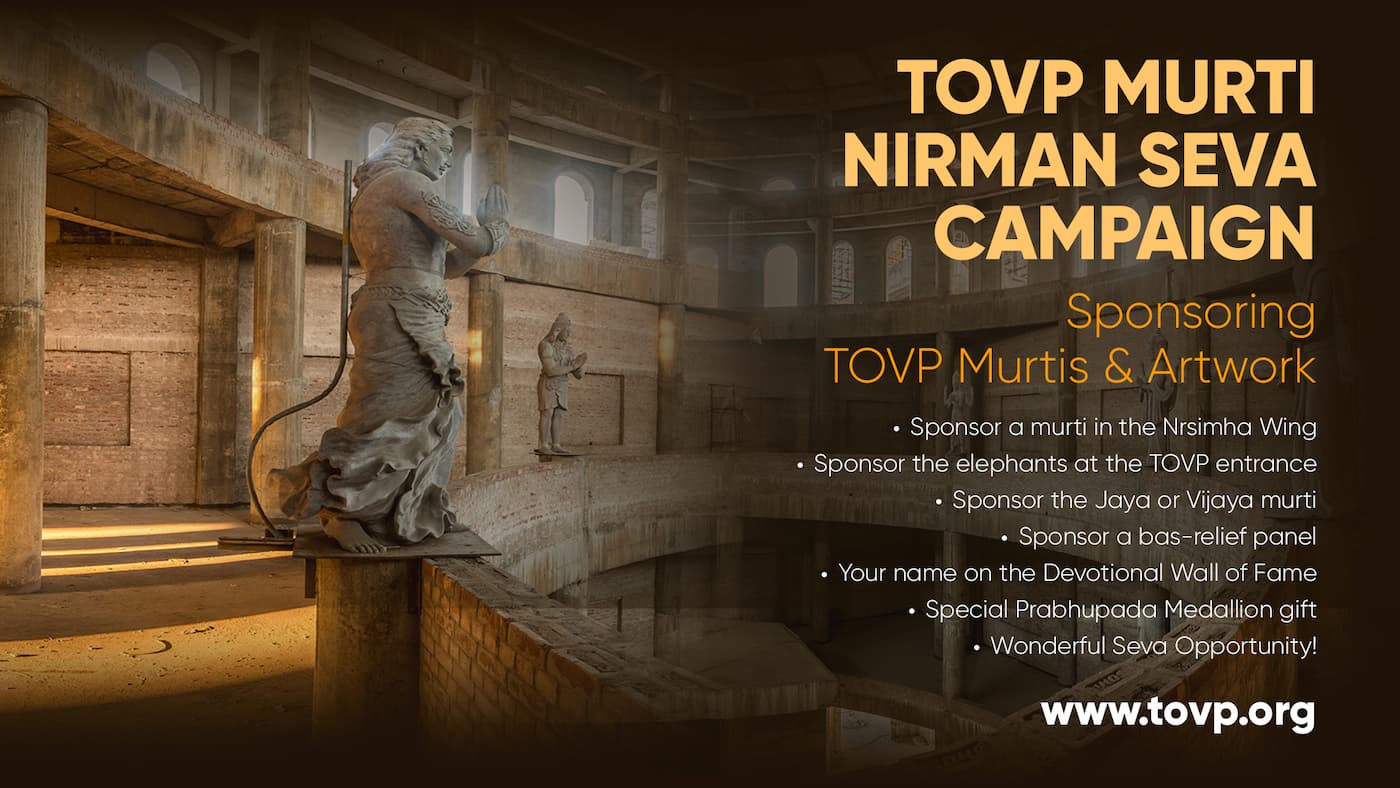 TOVP Rolls Out the Murti Nirman Seva Campaign to Sponsor Murtis and Artwork - Temple of the ...